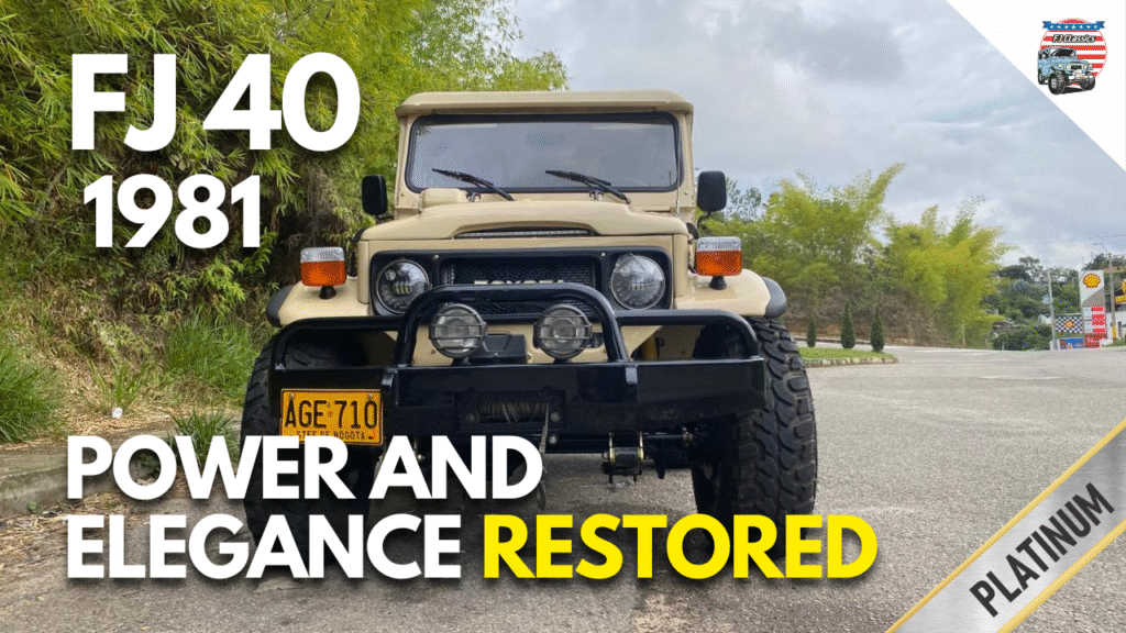 Restored & Customized Toyota FJ40 Land Cruiser for Sale